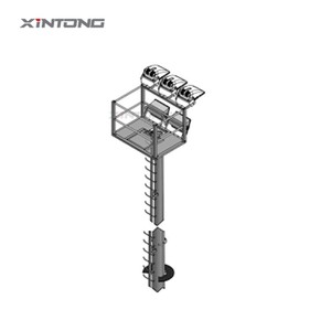 High Mast Pole Drawing | Stadium & Airport Lighting Tower Designs