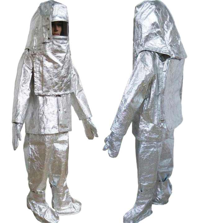 Radiation Protection Suit Aluminum Foil Suit Fireproof Suit With 500 ...