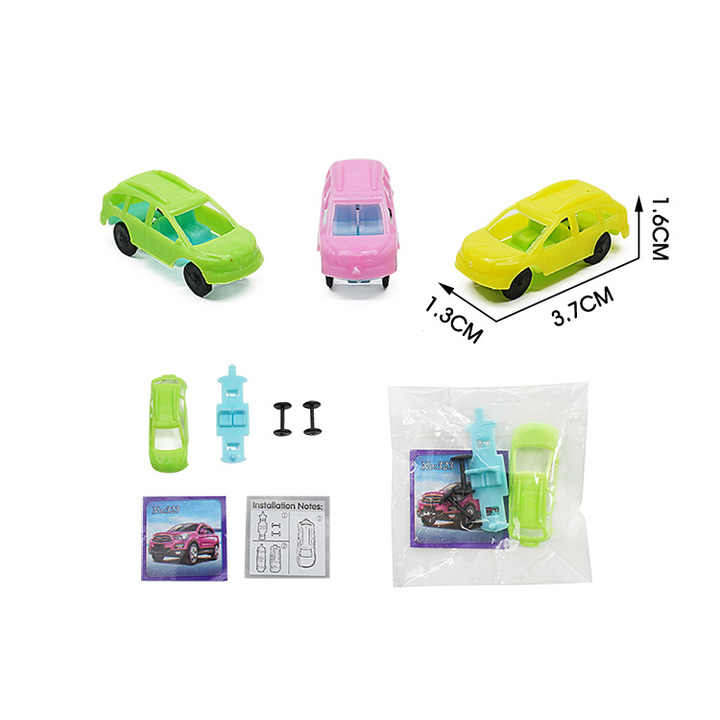 Plastic Kids DIY Puzzle Assembled 323 Car Toys Small Assembly Toys ...
