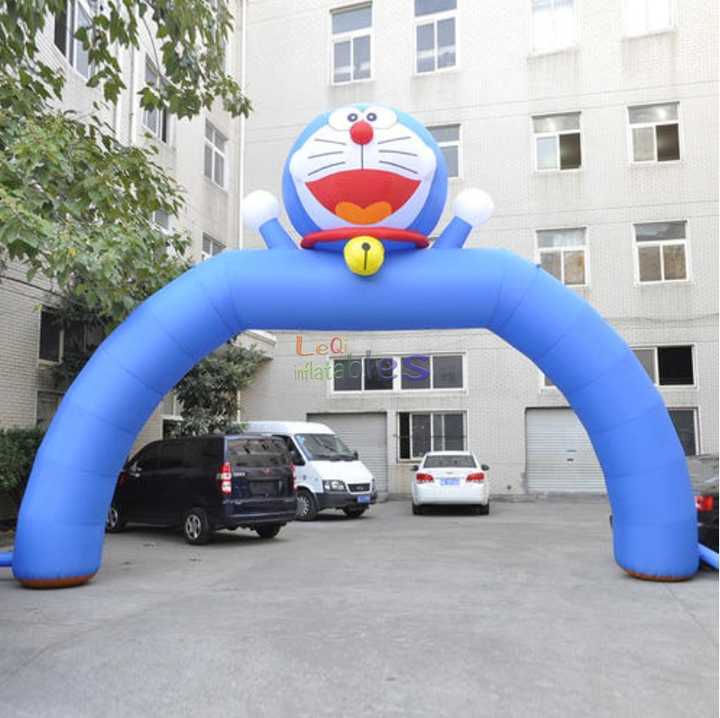 Customized Doraemon Balloon Arch - Perfect Party Entrance
