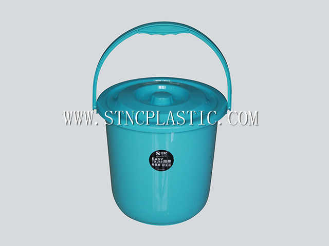 12L Eco-Friendly Plastic Water Pail with Lid & Handle - ODM