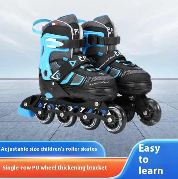 Hot Sale Roller Skates Children's Adjustable Single Row Four-Wheel ...