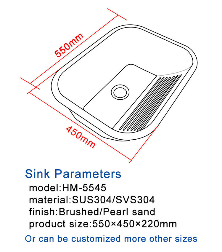 Factory Direct Sale Laundry Kitchen Sink Stainless Steel Undermount ...