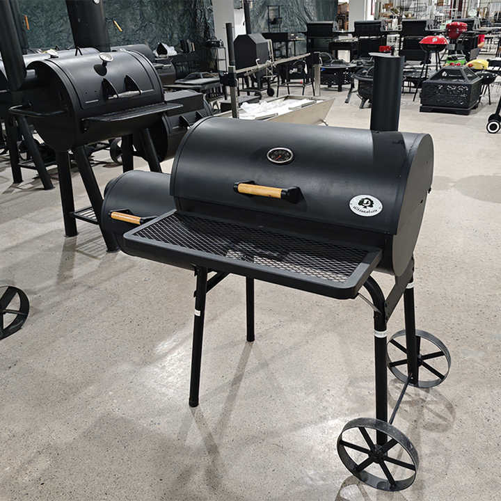 Charcoal Outdoor Grill Offset Smoker Cover Black Barbecue Grills ...