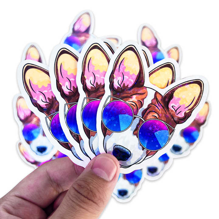 Custom Holographic UV Resist Printing Logo Label Stickers Custom Laser ...