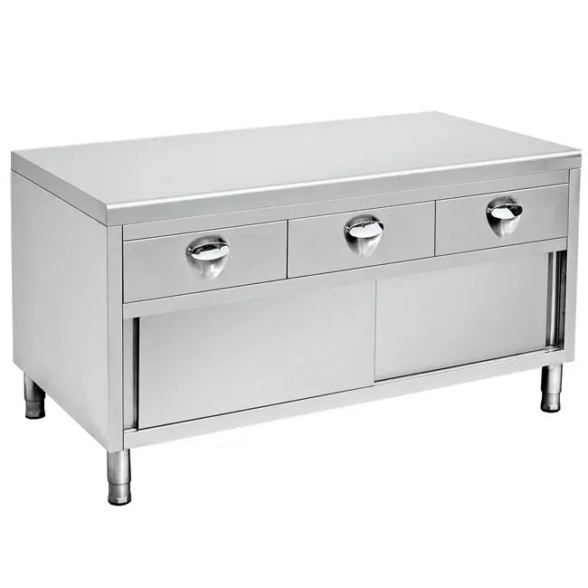 Commercial Stainless Steel Fast Food Storage Cabinet Heavy Duty ...