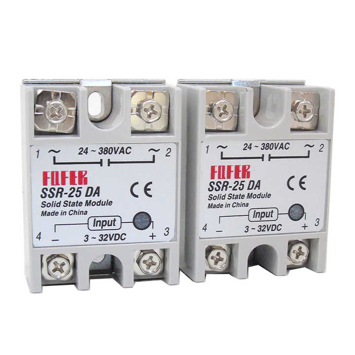 Ssr Relay Solid State SSR-25DA SSR-40DA SSR-60DA Relay 3-32VDC 25A 40A 60A| Alibaba.com