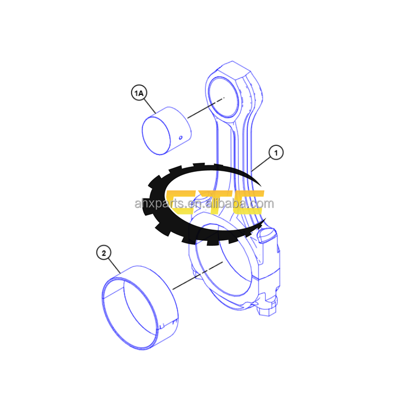 Engine Repair Kit 4P-8495 4P8495 Connecting Rod Bushing for Caterpillar ...