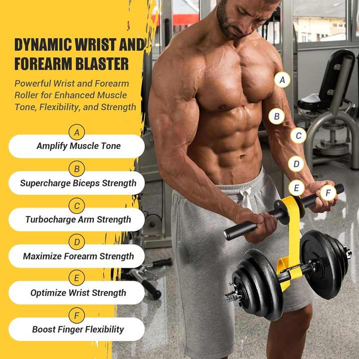 Wellshow Sport Wrist and Forearm Blaster - Durable Strength Training
