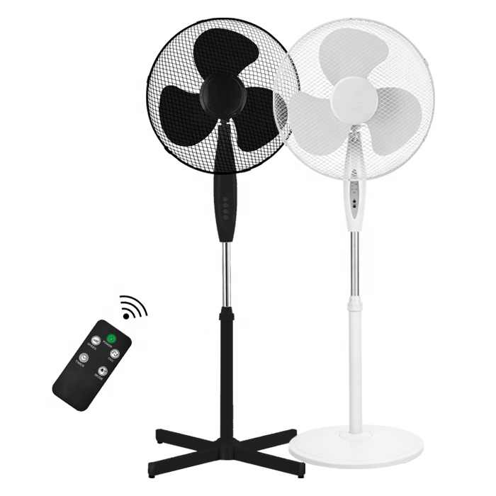 Ventilador de soporte oscilante eléctrico de 16 pulgadas y 3/5 aspas ...