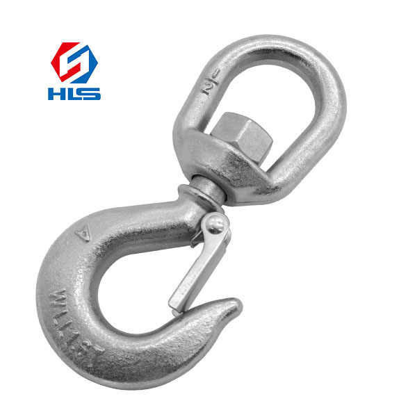 G80 Lifting Swivel Hook Drop Forged Alloy Steel Lifting Eye Sling Hooks ...