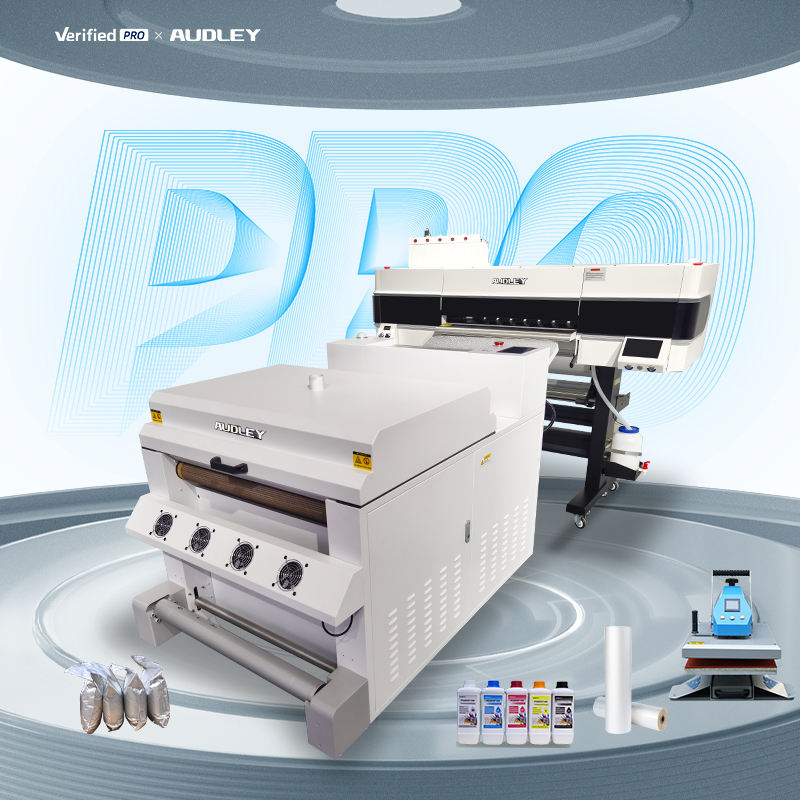 AUDLEY DTF Pro 2 Head Tshirt Printing Machine - Auto Clean & Bluetooth