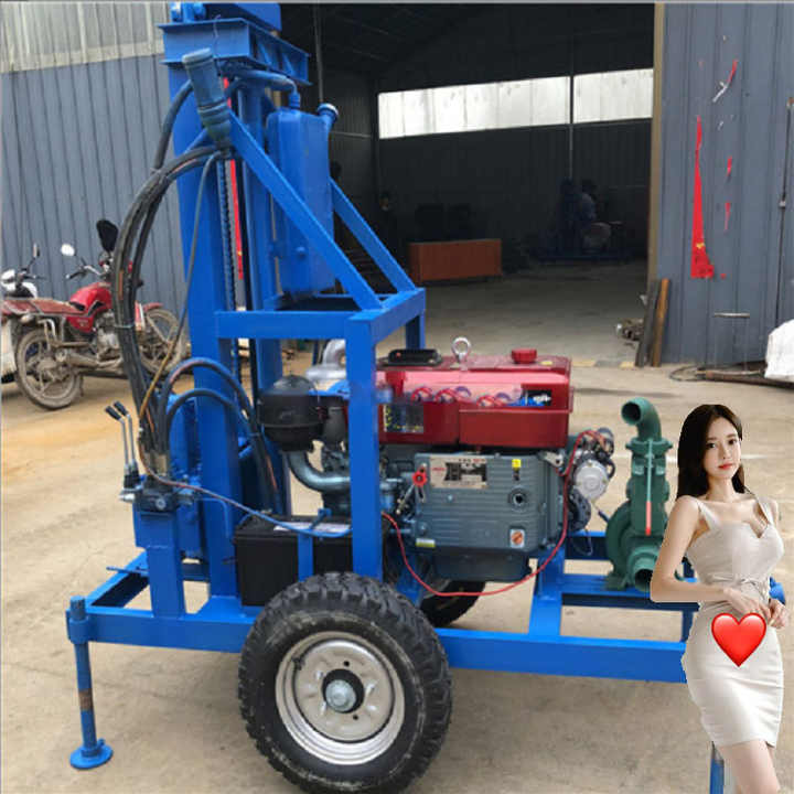 200m 300m Borehole Water Well Drilling Rig for Water Well Mini Small ...