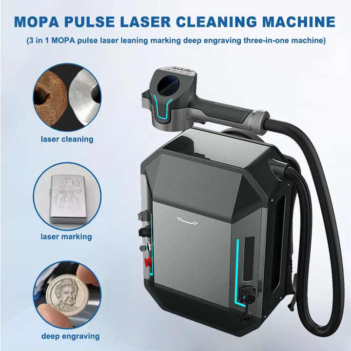 3 in 1 Mini Cordless Portable Backpack Pulse Laser Cleaning Machine ...