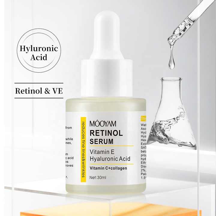 Retinol Facial Serum - Anti-Aging, Firming, and Brightening