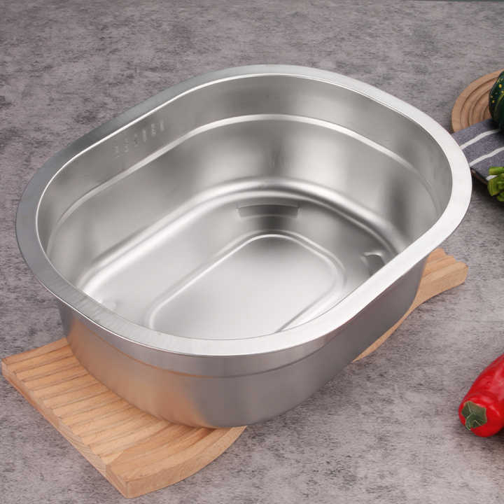 Hongyuan Multi-Purpose Stainless Steel Washing Bowl for Sink Wash ...