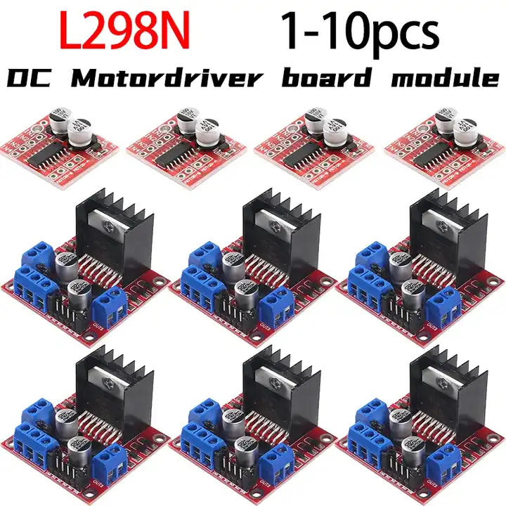 L298N DC Motor Driver Module Stepper Motor Smart Car Robot Breadboard ...