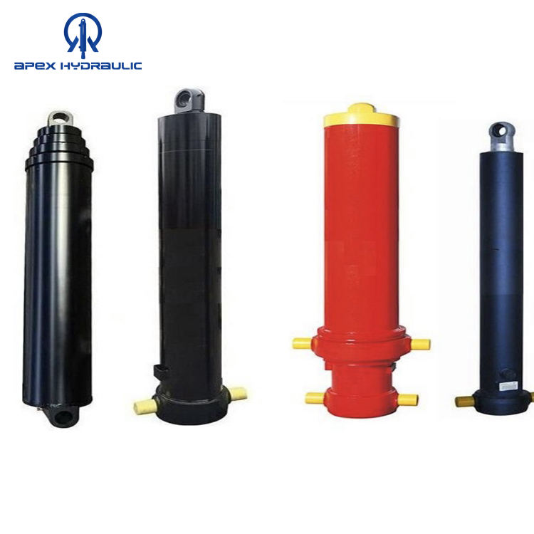 Hydraulic Cylinder Long Stroke Dump Truck Telescopic Hydraulic Cylinder ...