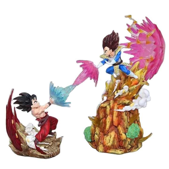 Super Saiyan DBZ Anime Figure - Vegeta Vs Son Goku