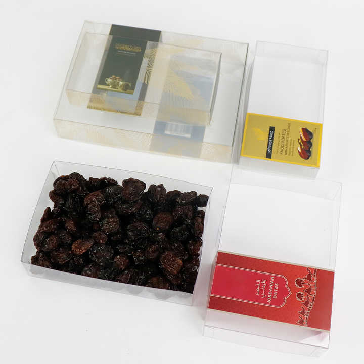 Transparent Plastic Boxes for Dates Packaging - ISO Certified