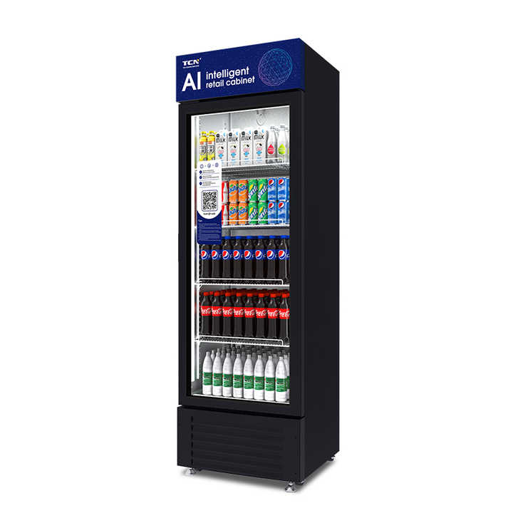 TCN AI Visual Identity Vending Machine - Fresh & Smart