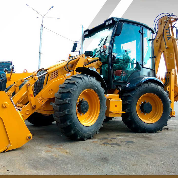 Reinforced Structure Earthmoving Machine CLG777A-S Backhoe Loader 4WD ...