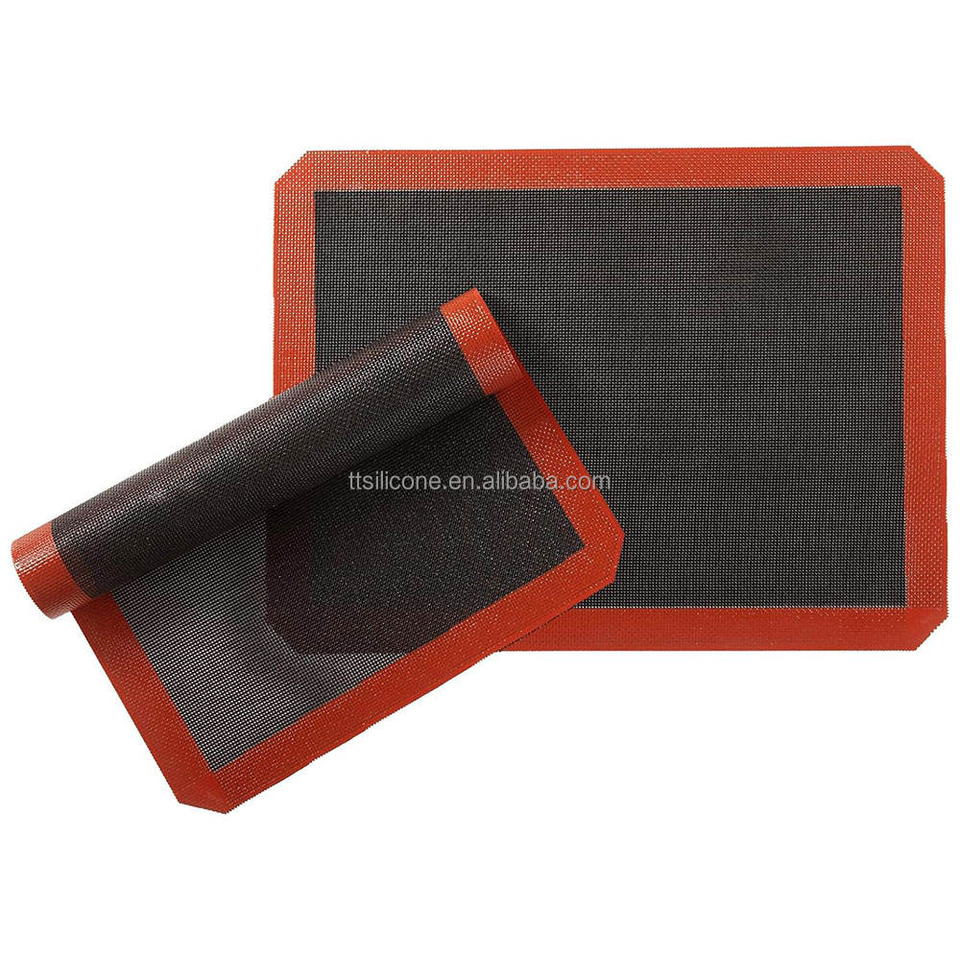 Manufacturer Low Price Custom Fiberglass Mesh Silicone Cookie 37*57cm ...