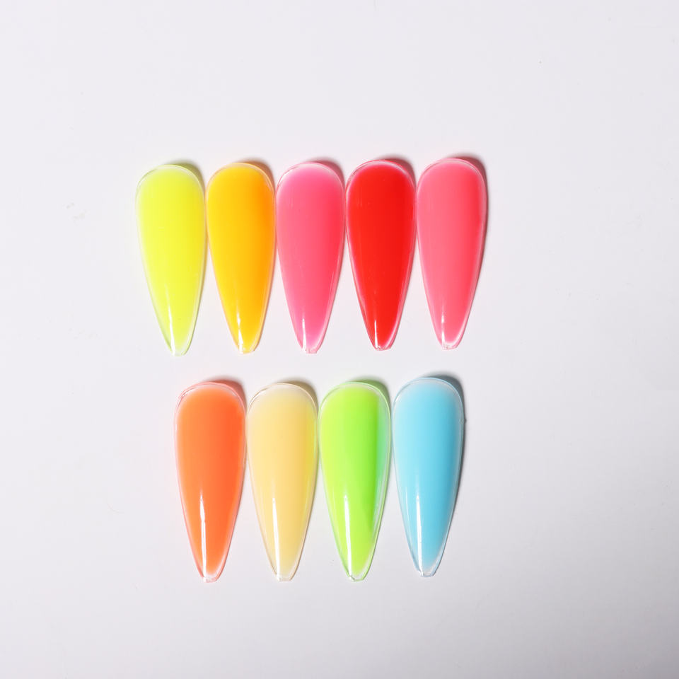 KINNCO Rainbow Buildering Gel 9 Colors OEM Private Label UV/LED Non ...