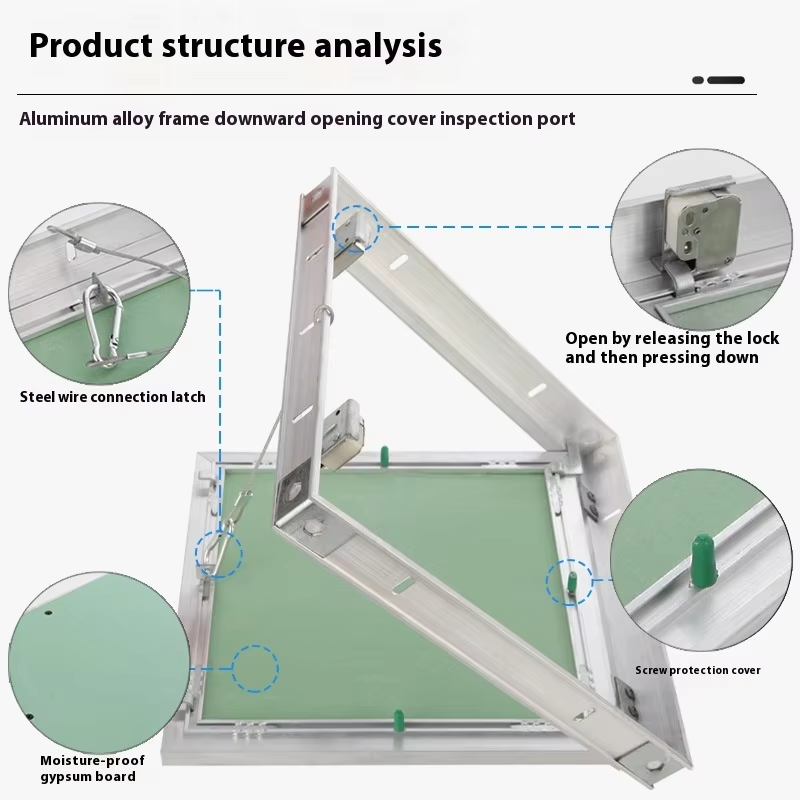 Recessed Ceiling Grid Access Panels Kits-Fireproof Waterproof 5 Year ...