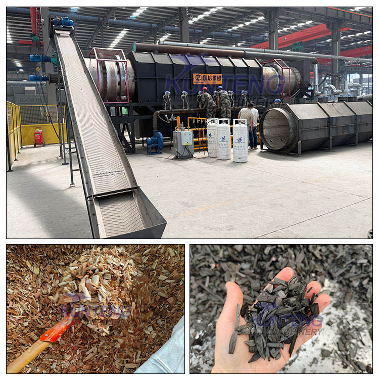 Full Automatic Coconut Shell Waste Carbonizing Machine Hazelnut Shell ...