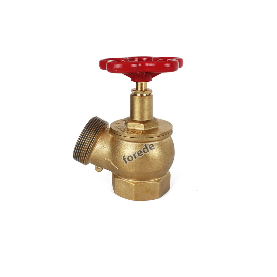 2.5''BSP Thread Inlet Oblique Screw Type Fire Hydrant Landing Valve ...