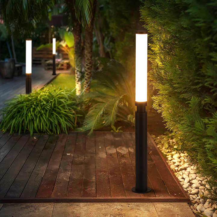 IP65 Waterproof Bollard LED Lawn Lights for Modern Gardens