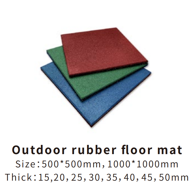 Recycle EPDM SBR Rubber Mulch Raw Material Gym Mats Outdoor Fitness ...