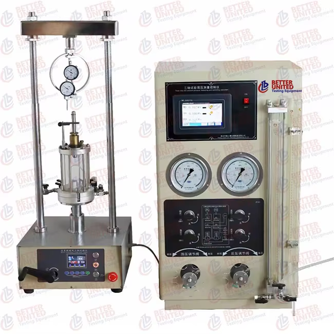 Triaxial Test Apparatus - Precision Soil Testing Equipment