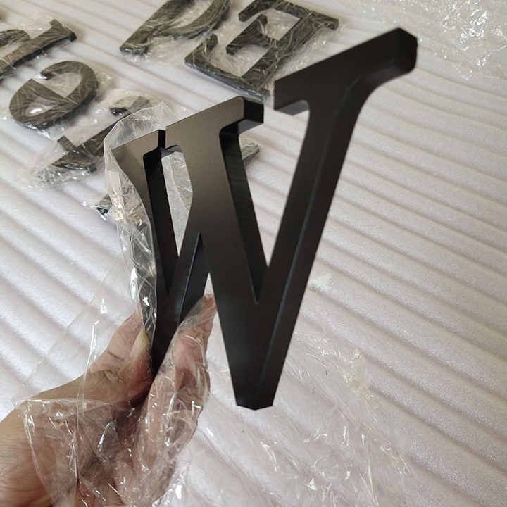 Custom Black Acrylic Letters - Elegant Signage Solutions