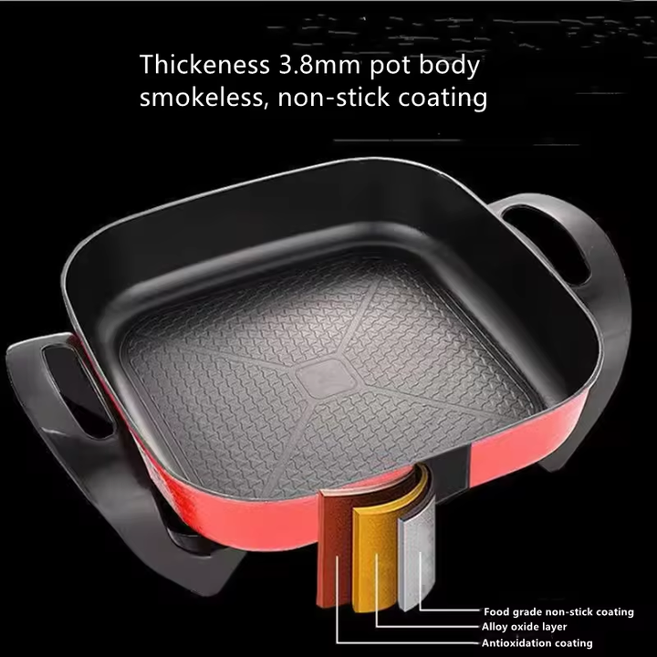 Hot Sale Electric Stainless Steel Hot Pot Multipurpose Cooking Pot Hot ...