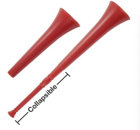 Plastic Vuvuzela Stadium Horn - 26 Inch Noise Maker