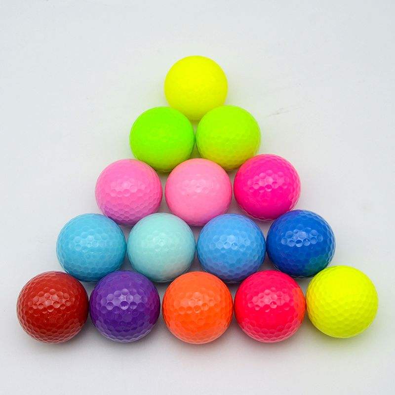 Factory Custom Colorful 2 Piece Golf Balls 42.6mm Durable Personalized ...