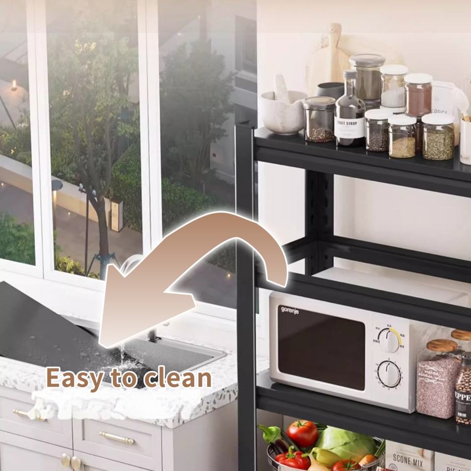 Modular Stackable Foldable 5-Layer Steel Rack Storage Shelf for ...