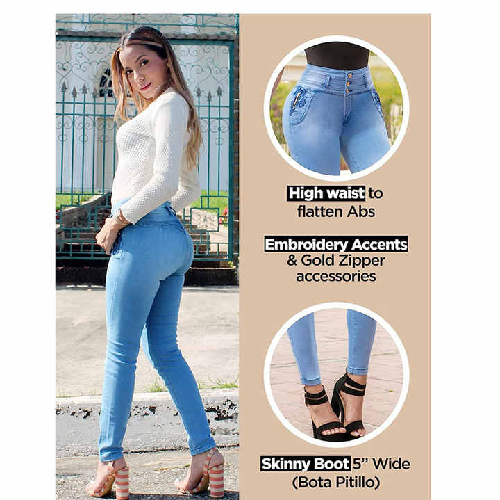 Fajas Colombianos Cola Butt Lifting Jeans - Defying Gr Booty
