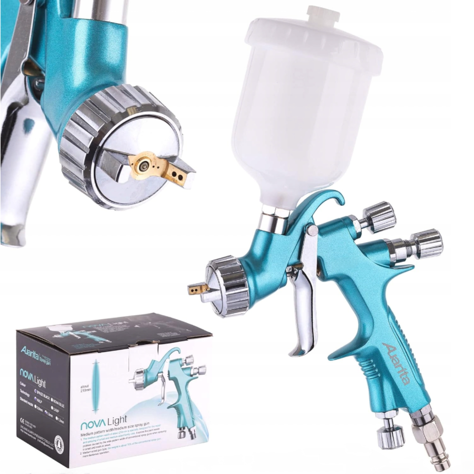 Auarita Mini Nova Light LVMP - 250ml Spray Gun for Car Painting