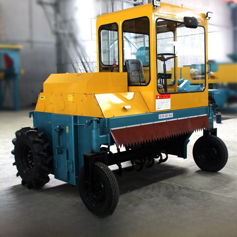 Livestock Farming Turner Self-propelled Crop Straw Turner Crawler Wheel ...