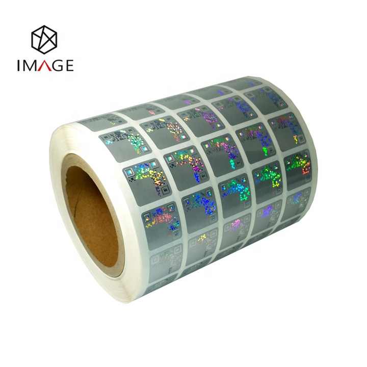 Customized 3d Hologram QR Code Anti Counterfeit Security Label for Product Authentication ...