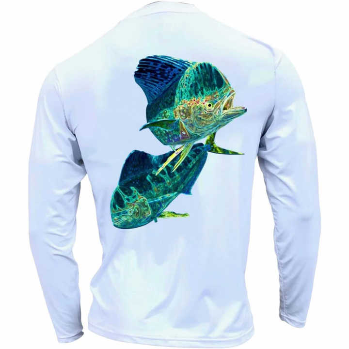 Custom Fishing Clothing Men Fish Pattern Digital Printed for Outdoor ...