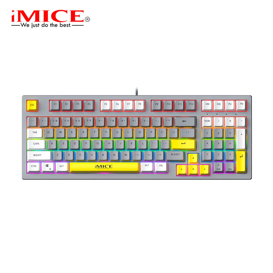 IMICE GK-500 Gaming Mechanical Keyboard - 97 Keys, RGB Backlit