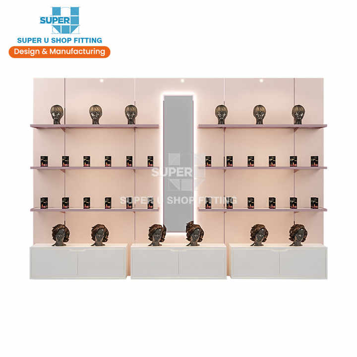 Best Interior Wig Shop Design - Luxury Hair Extensions Display