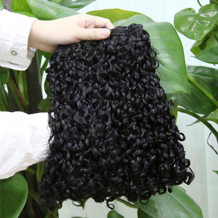 Hot Beauty 12a Grade Pixie Curl Human Hair Extension Raw Vietnamese ...