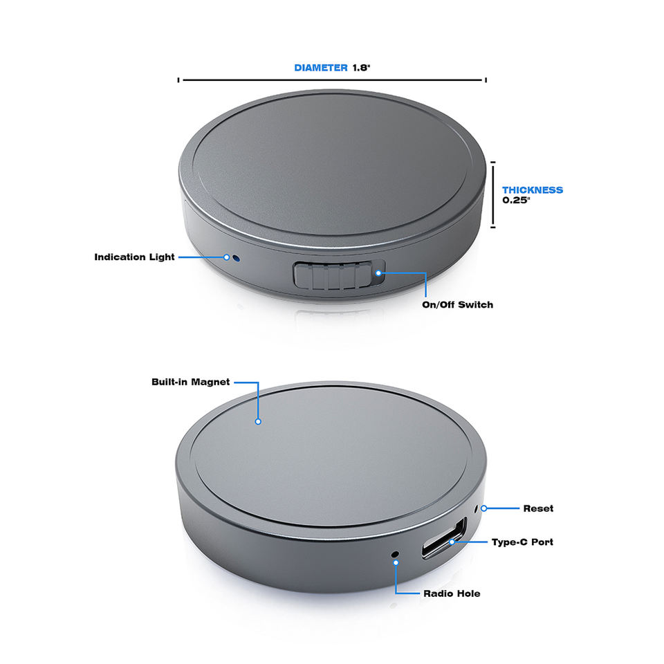 Mini Lightweight Digital Voice Audio Recorder - One-Button Start