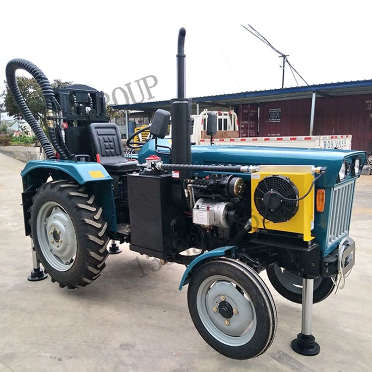 Hengwang Deep Geological Tractor Mounted Water Well Drilling Rig