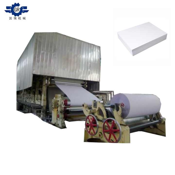 3200mm A4 Paper Making Machine Cultural Paper Production Line Machines ...